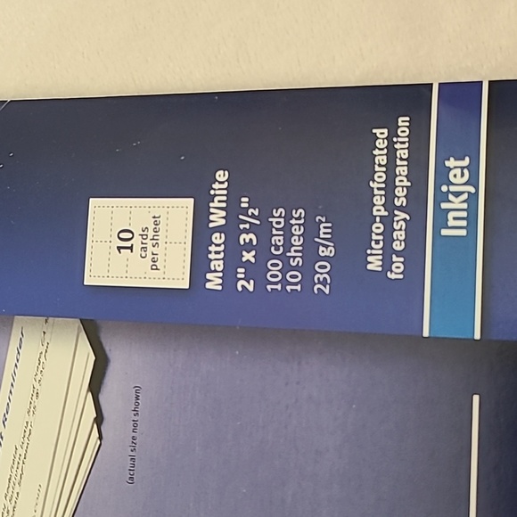 Avery | Office | Avery Matte White Business Cards | Poshmark